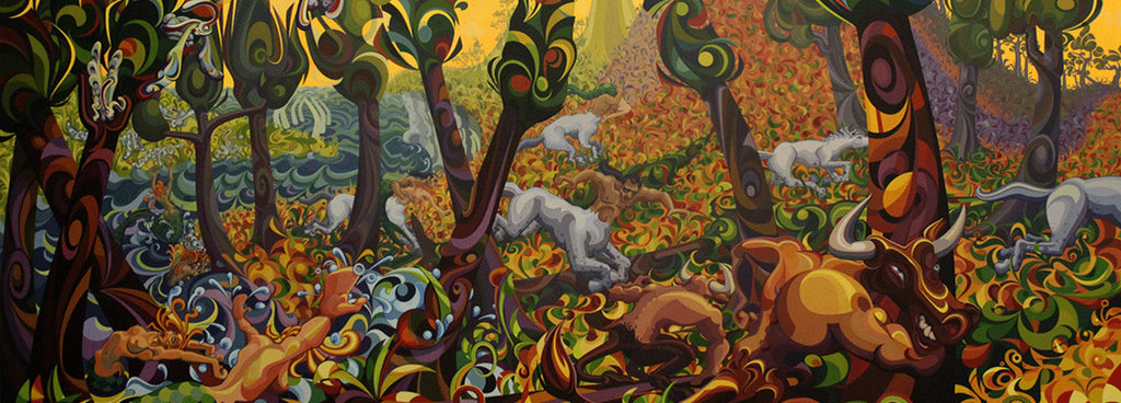 Online gallery. Hard Motion painting. – Abner Harris